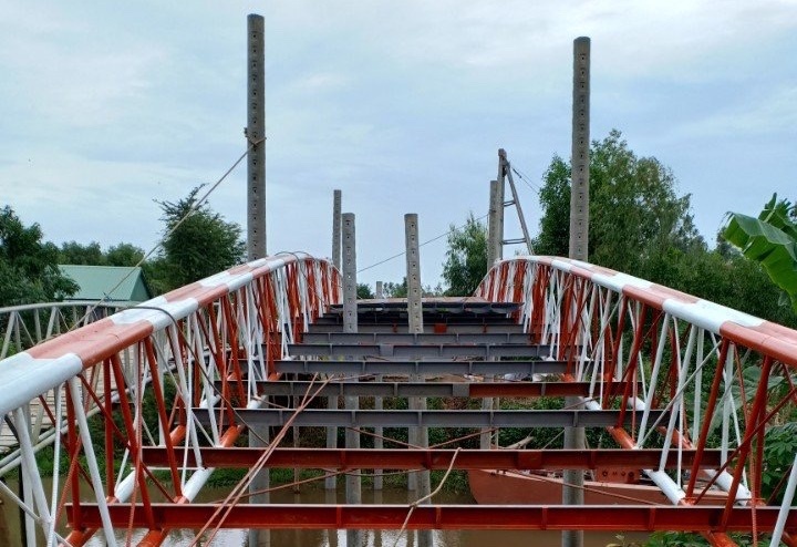 Mekong Delta man builds nearly 100 rural bridges for charity - The ...