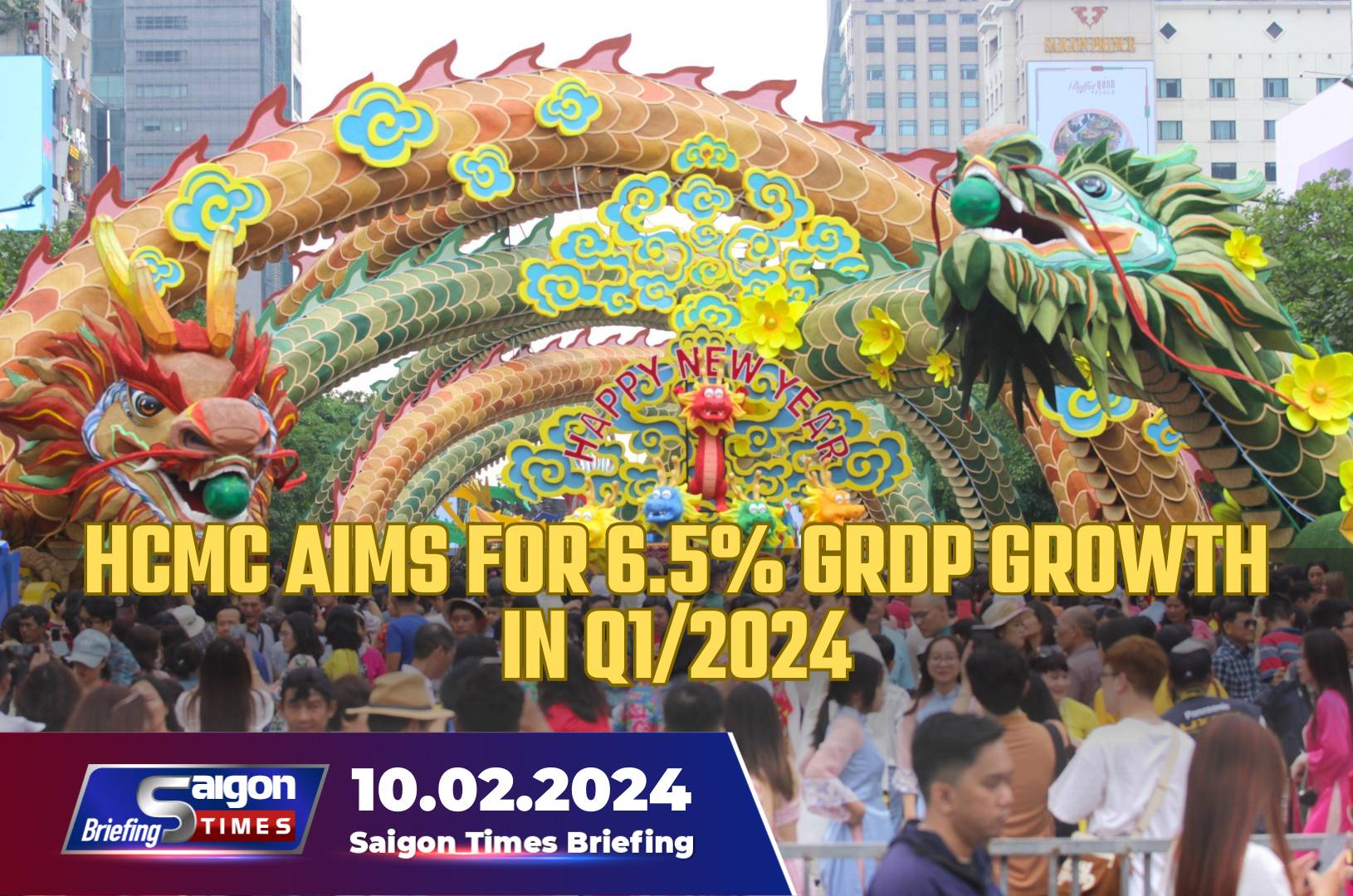HCMC aims for 6.5% GRDP growth in Q1/2024 - The Saigon Times