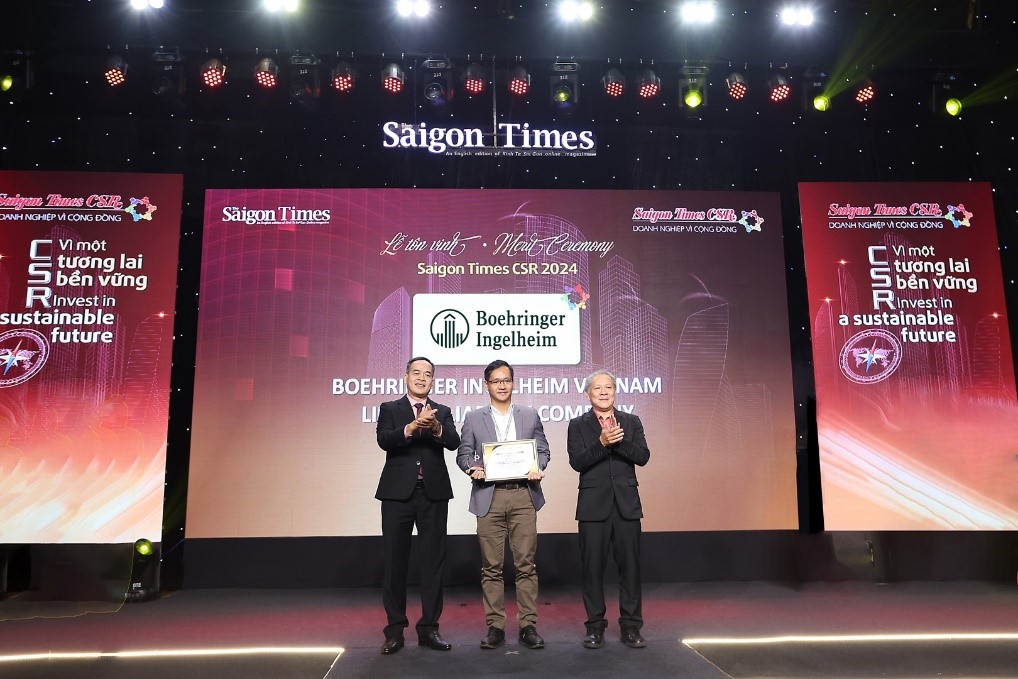 Boehringer Ingelheim Vietnam honored at Saigon Times CSR 2024 for inspiring sustainable ...
