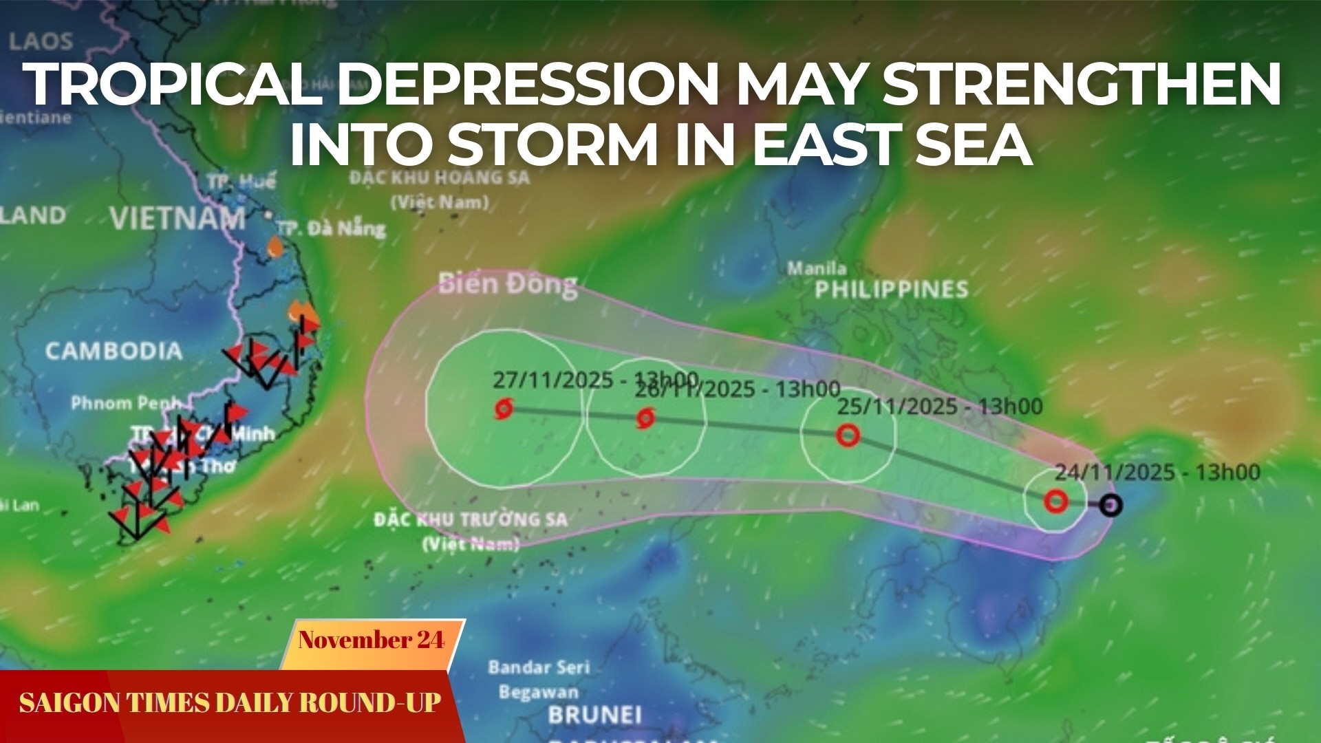 Daily Round-up: Tropical depression may strengthen into storm in East ...