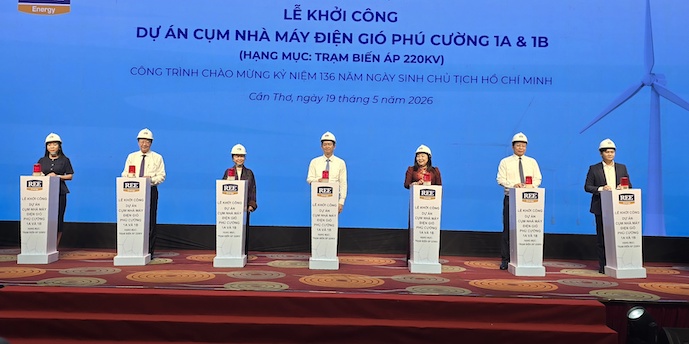 Can Tho breaks ground on wind farm substations - The Saigon Times